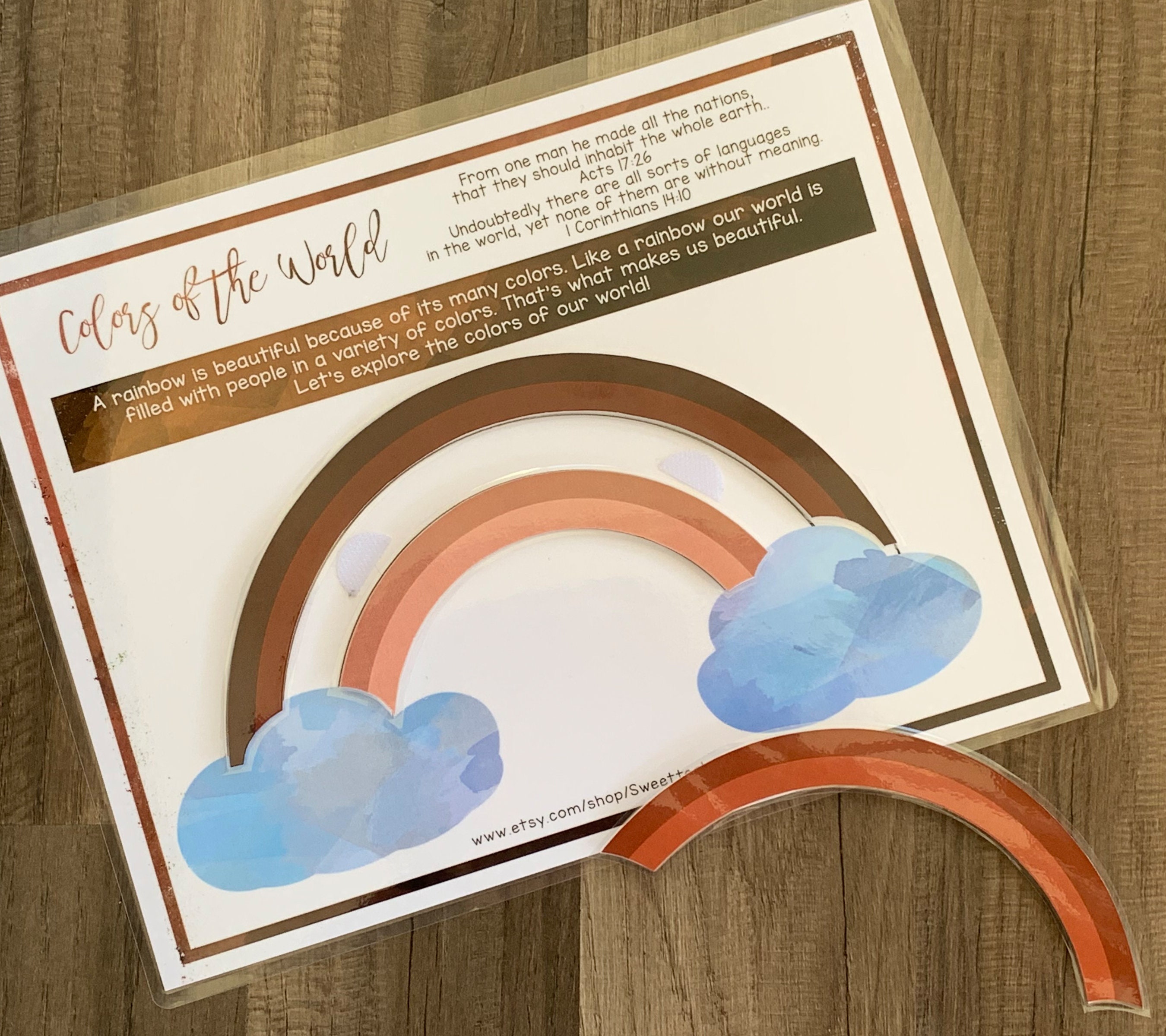 Diversity Colors of Our World Printable Activity - Busy Book Binder ...