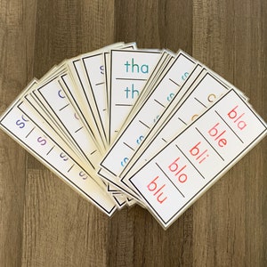 Phonics Blend Word Building Game - Early Reading Skills - Preschool ...