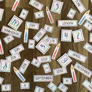 Birthday Activity - Childs Birthdate Practice Lesson - I Know My ...