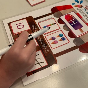 Place Value Learning Math Game - Ice Cream Popsicle Stand - Homeschool ...