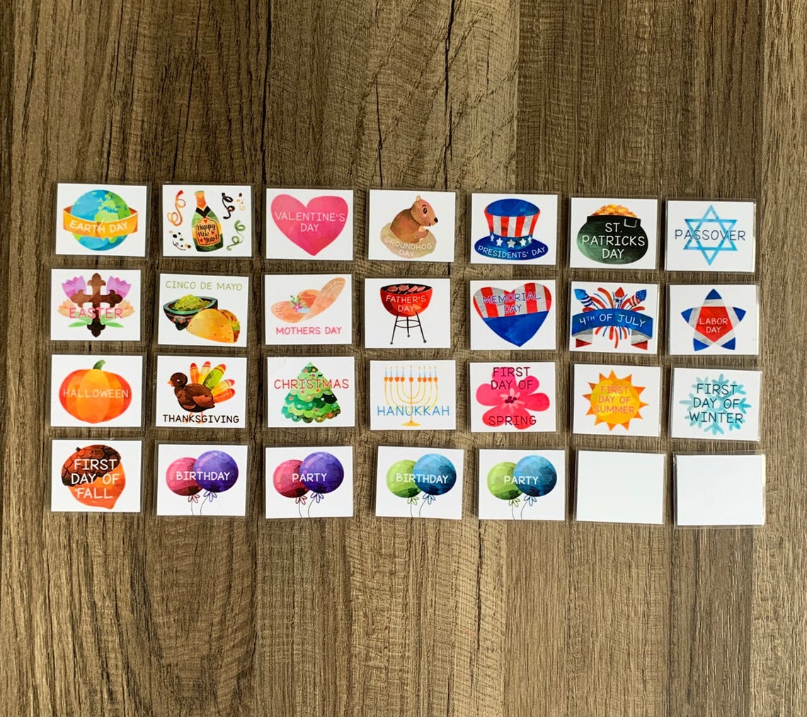 Perpetual Learning Calendar Printable Calendar Homeschool | Etsy