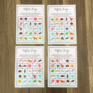 Kids Nature Bingo Game - Outdoor Activity - Printable Learning Games ...