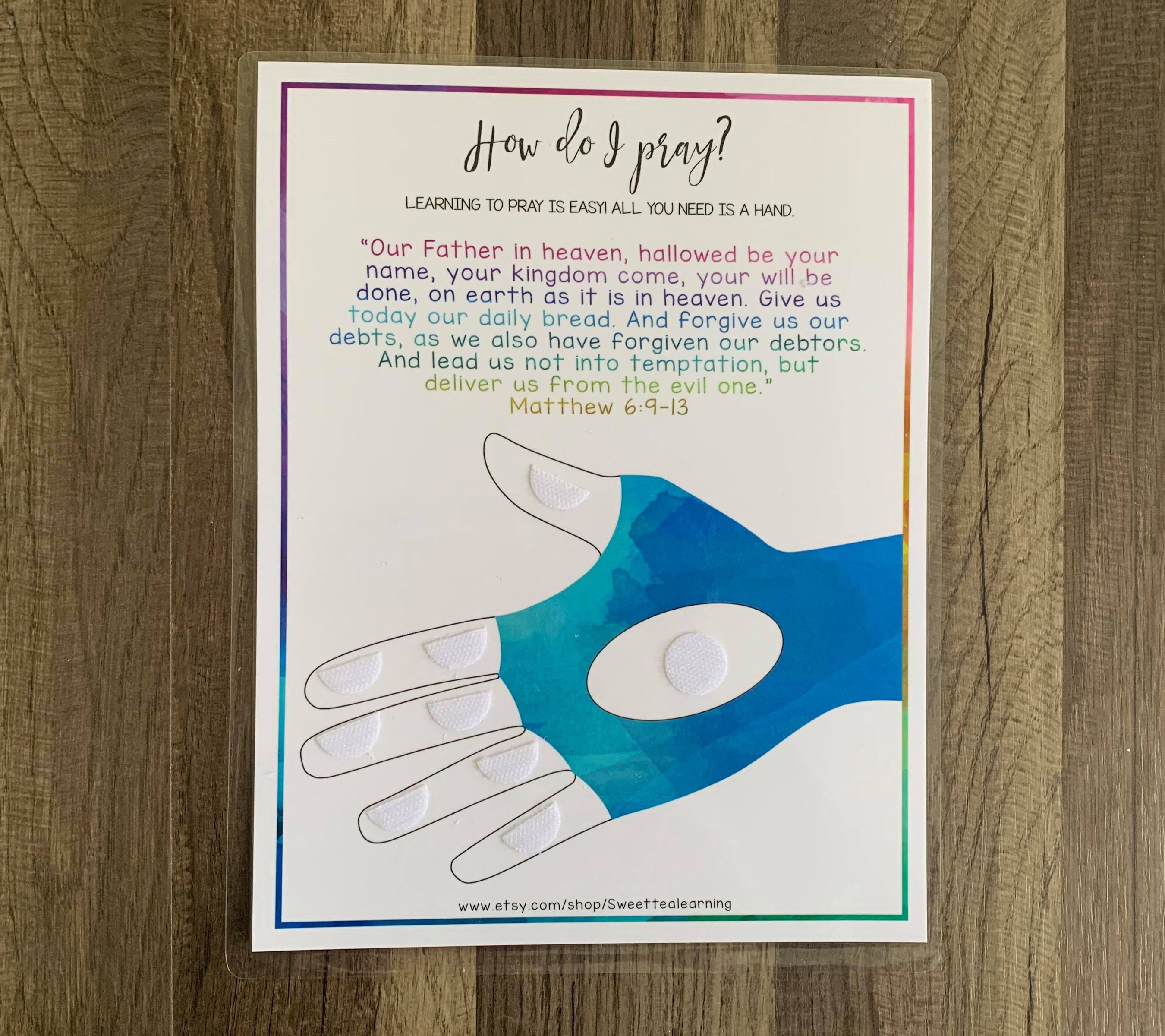 Kids How to Pray Printable Puzzle - Childrens Bible Prayer Lesson ...