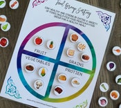 Food Group Sorting Game Preschool Homeschool Activity Busy - Etsy Canada