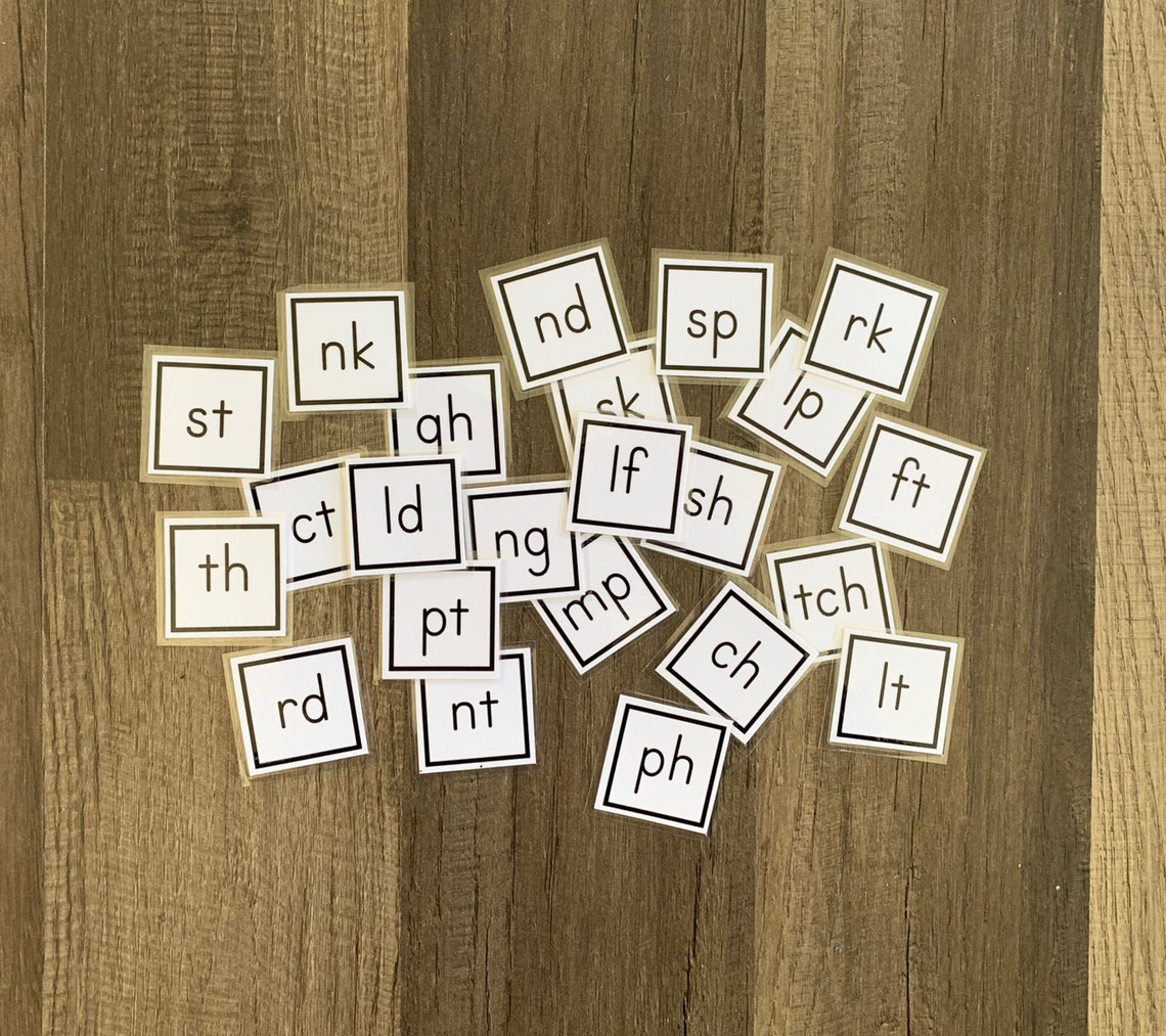 Phonics Blend Word Building Game Early Reading Skills | Etsy