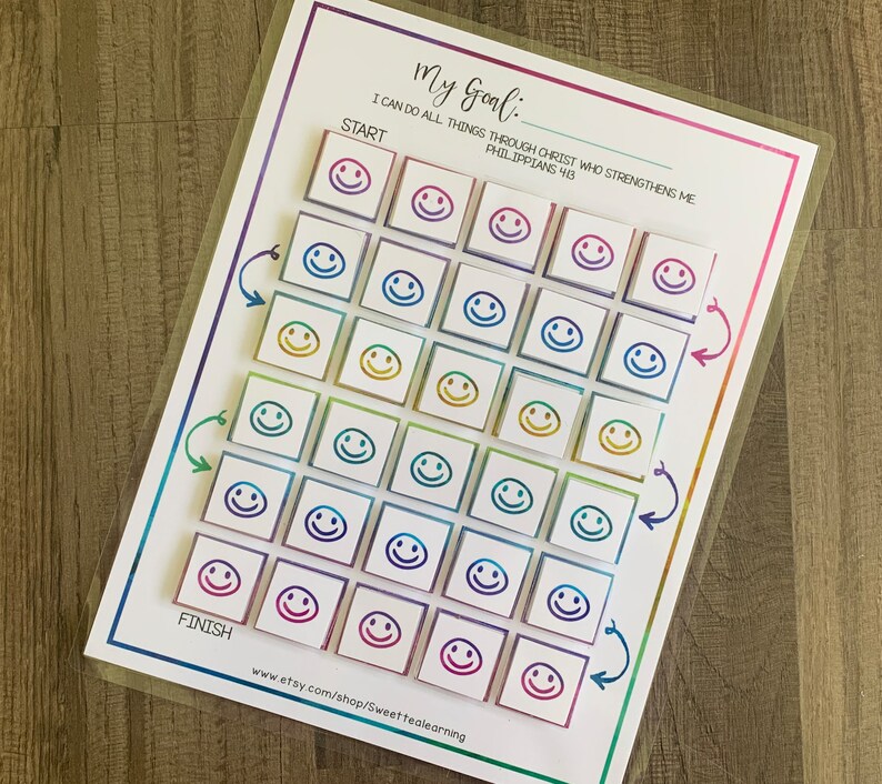 Kids Goal Tracker Rewards Chart Childrens Download File Potty Chart ...