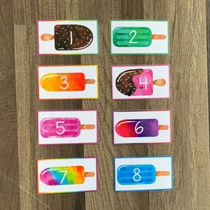Place Value Learning Math Game - Ice Cream Popsicle Stand - Homeschool ...