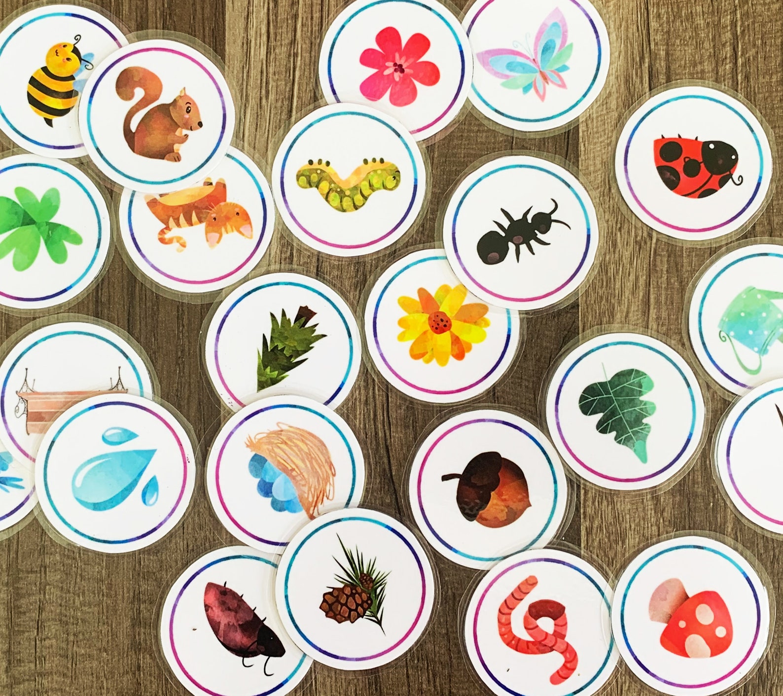 Kids Nature Bingo Game Outdoor Activity Printable Learning | Etsy