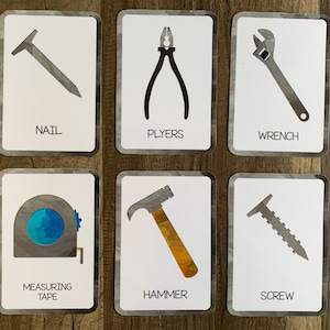 Kids My Toolbox Learning Game Set - Puzzle and Flash Cards - Busy Book ...