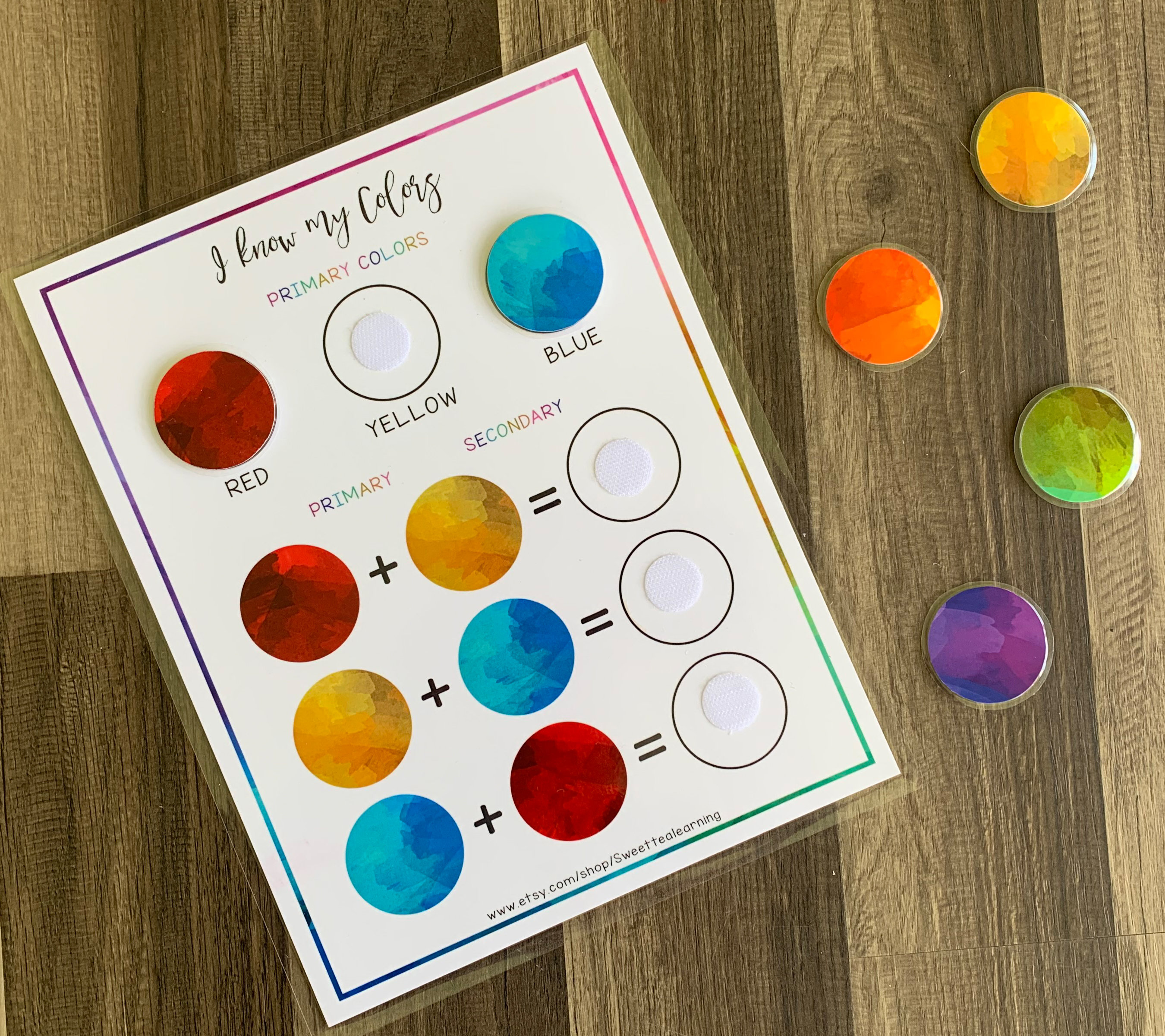 Mixing Colors - Primary Secondary Colors - Kids Kindergarten Preschool ...