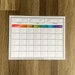 Perpetual Learning Calendar Printable Calendar Homeschool - Etsy