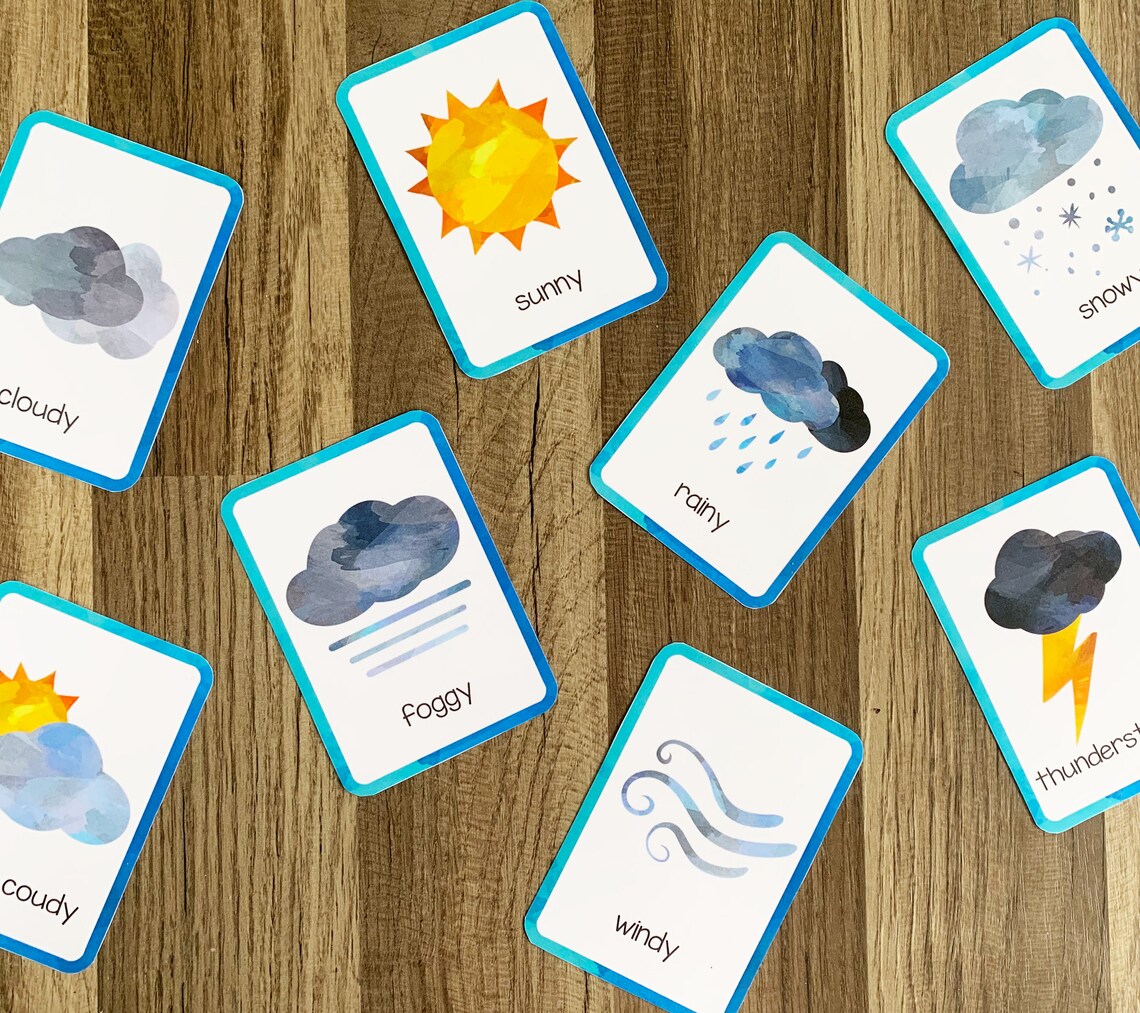 Weather Wheel Preschool Homeschool Game Activity Busy Book | Etsy