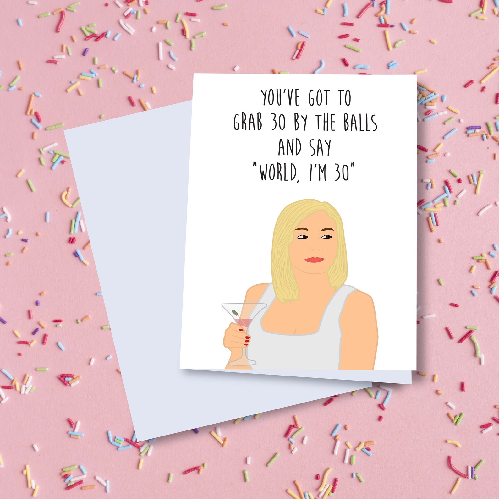Sex And The City Funny 30th Birthday Card For Friend Samantha Etsy
