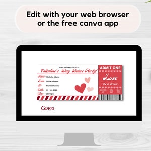 Valentine's Day Ticket, Surprise Valentine's Day Party,event Tickets ...