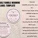 Editable Candle Warning Label Template, Editable Candle Warning ...