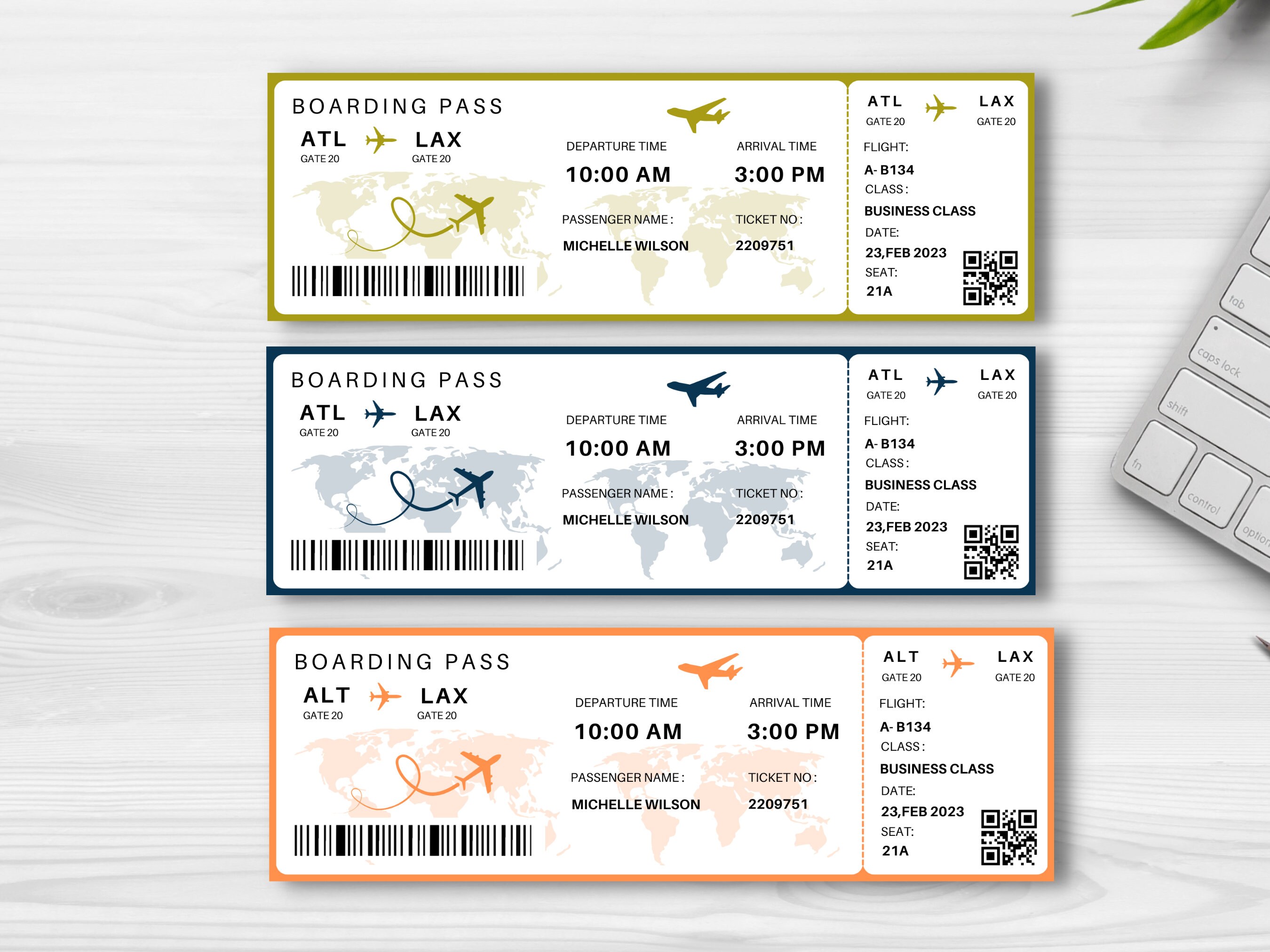Editable Boarding Pass Template Printable Airline Ticket - Etsy UK