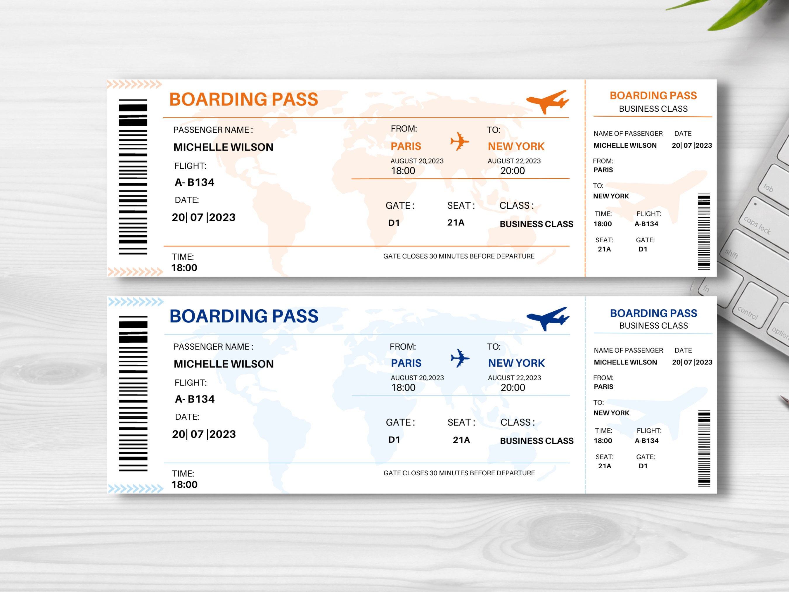 Editable Boarding Pass Template Printable Boarding Ticket - Etsy UK