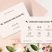 Jewelry Care Card Template With Instruction Icons - Editable Care Card ...