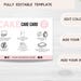 Editable Cake Care Card Template | Customizable Instructions for Cake ...