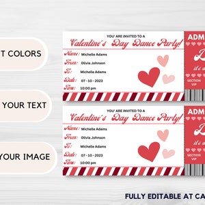 Valentine's Day Ticket, Surprise Valentine's Day Party,event Tickets ...