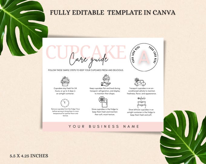 7 Cupcake Bouquet Structure Guide, Instant Download, Printable ...