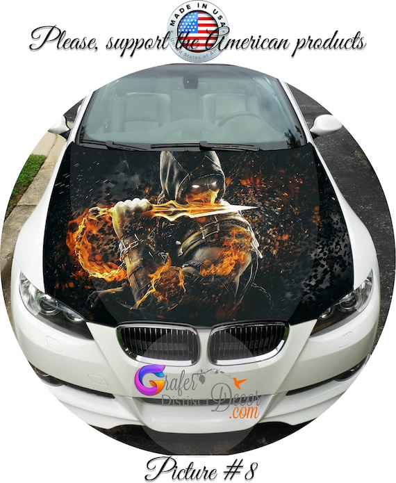 HOOD Graphic Design Vehicle Car HOOD Decal WRAPS Gifts for New Cars 3M Vinyl Personalized Photo Car Accessories Hood Wraps Etsy