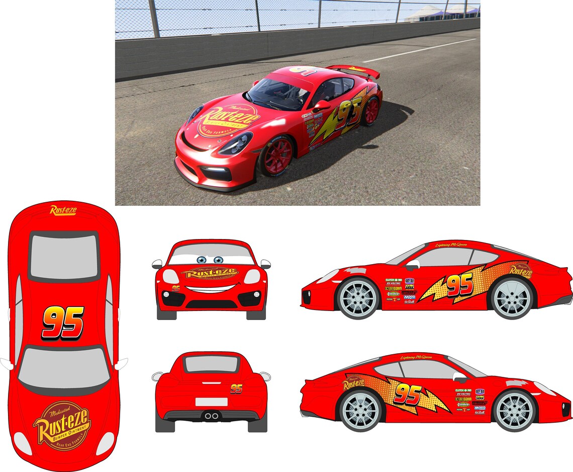 Wrap Vinyl Graphics Lightning Mcqueen Decals Jackson Storm - Etsy Canada