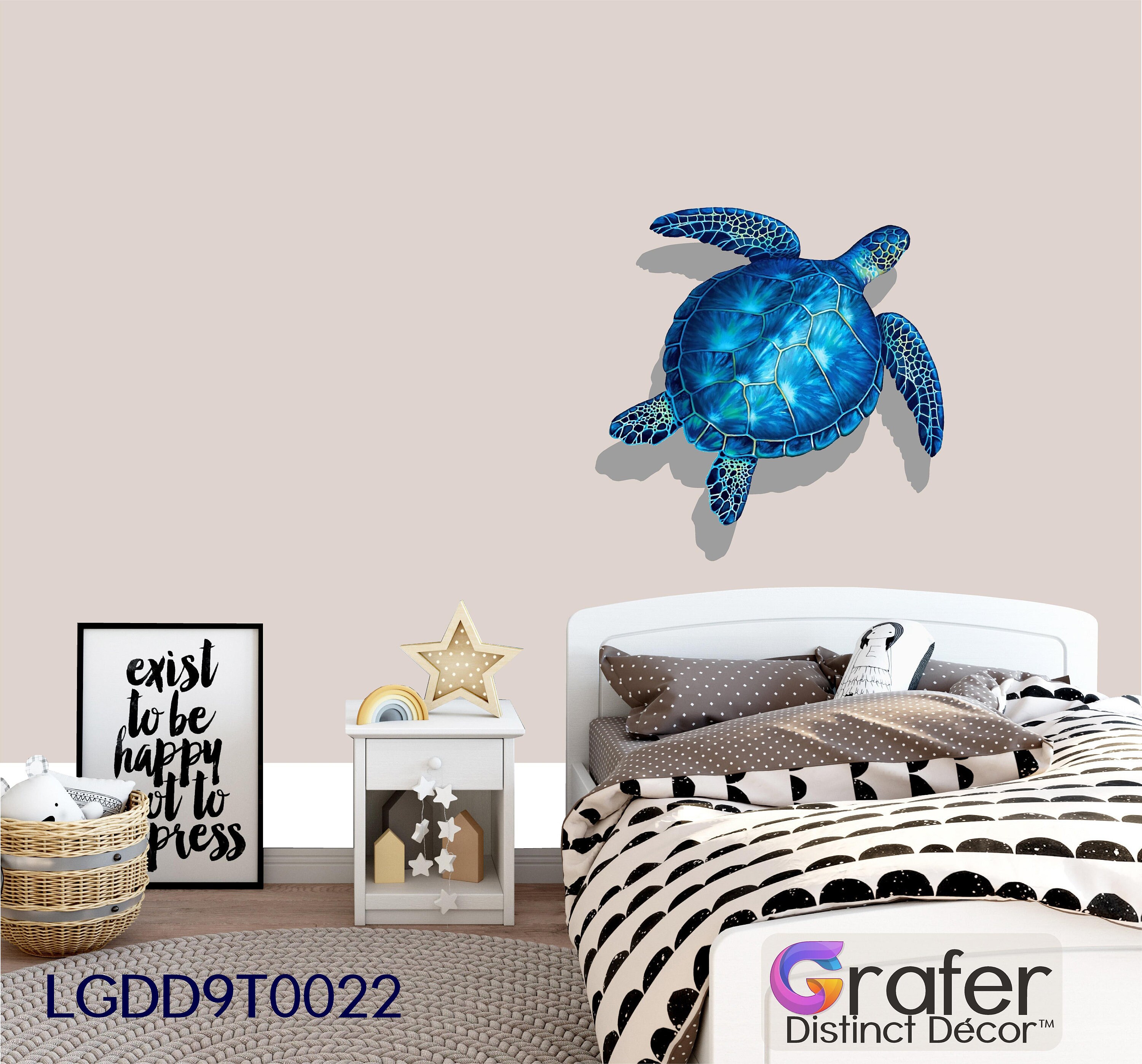 3D Sea Turtles Decal Vinyl Wall Art Decal Custom Stickers - Etsy