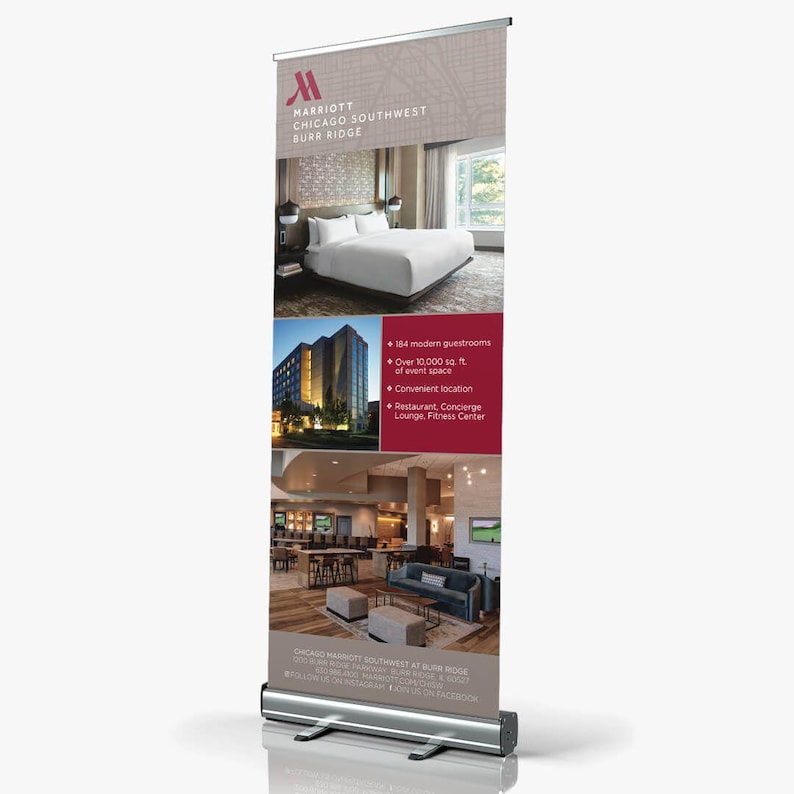 Custom Retractable Banner: Trade Show Display, Wedding Decor - Etsy