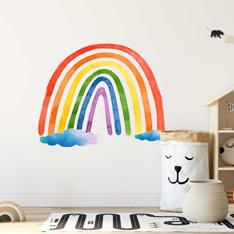 Rainbow Wall Sticker - Etsy