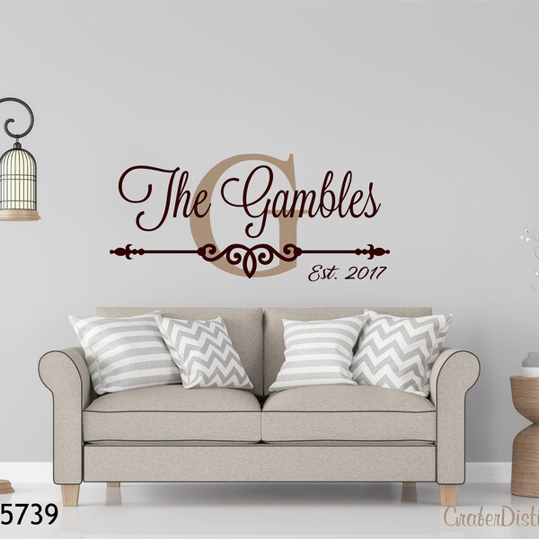 Family Wall Decal - Etsy