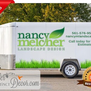Custom Trailer Decals: Business Advertising Vinyl Lettering, 3M Vinyl ...