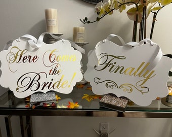Finally Wedding Banner - Etsy