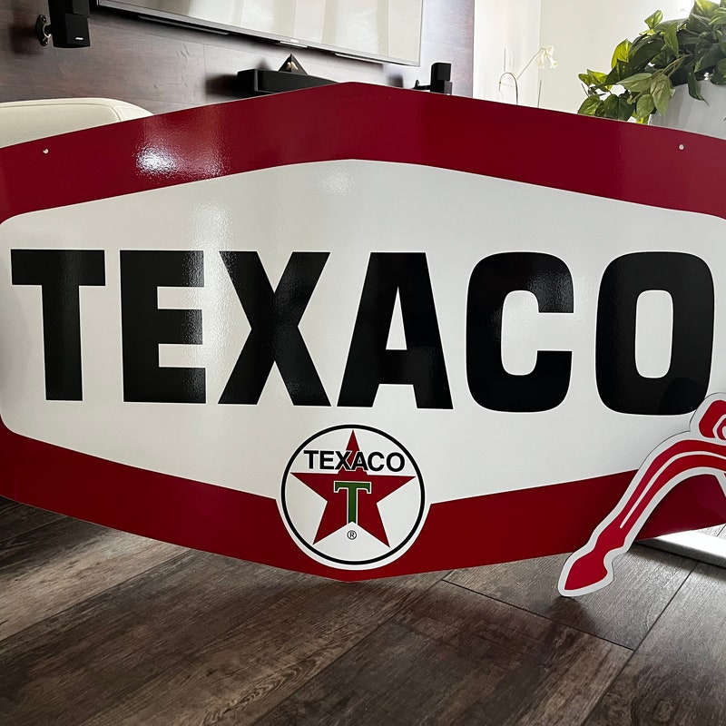 Vintage Texaco Sign - Etsy