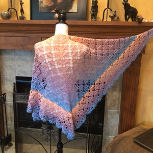 Multi Colored Shawl - Etsy Canada
