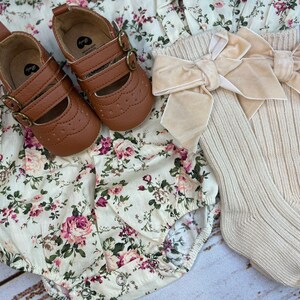 Baby Girl Thanksgiving Coming Home Outfit Infant Girl Clothes Long Sleeve Fall Floral Romper ...