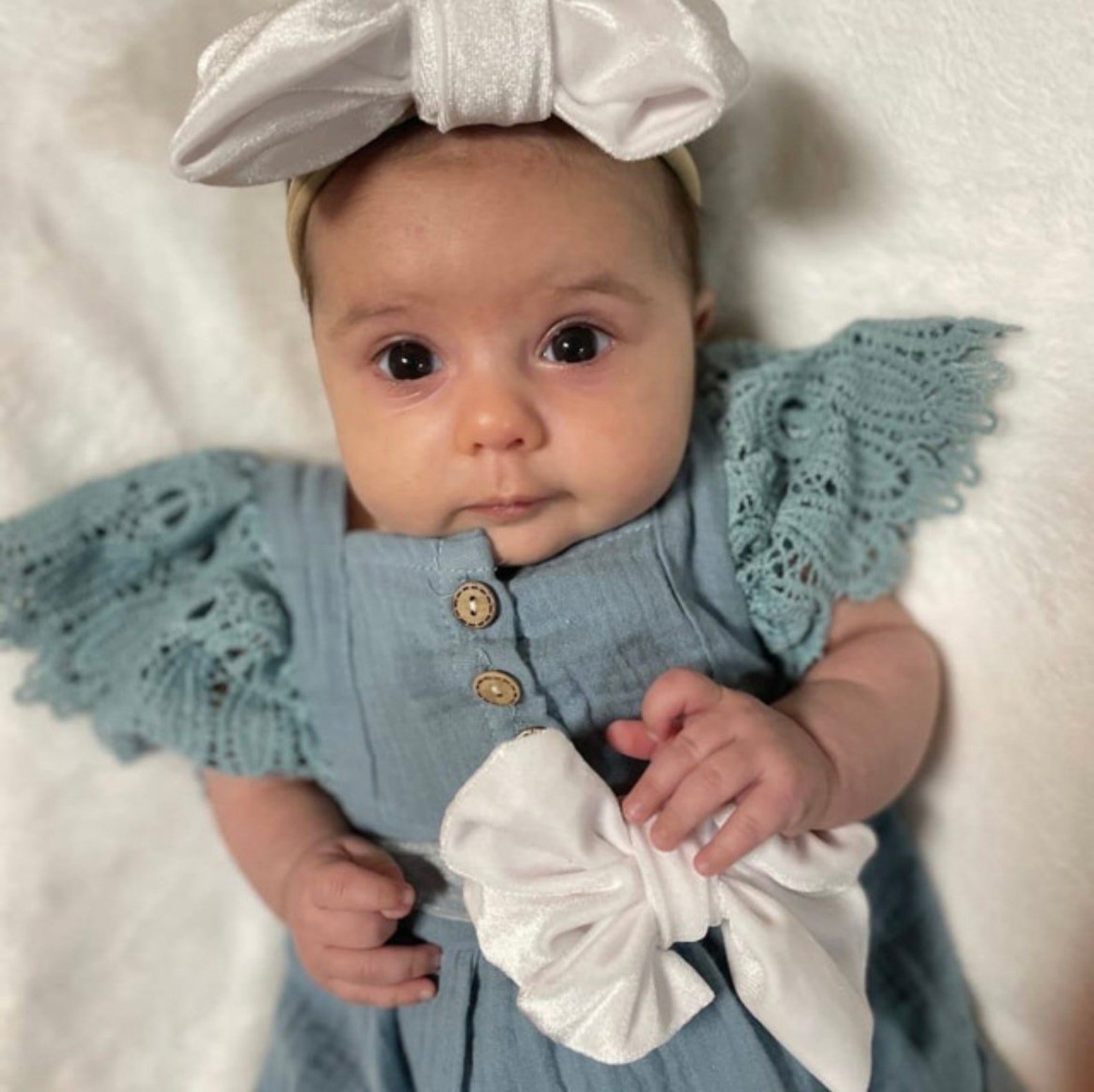 Baby Girl Easter Dress With Ruffle Ankle Socks Toddler Girl - Etsy