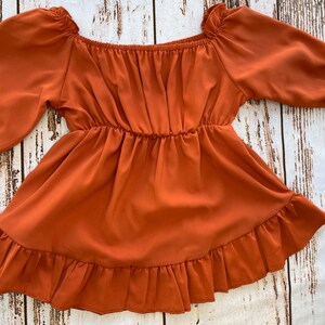 Baby Girl Boho Fall Brown Dress Autumn Fall Long Sleeve Dress for Baby ...