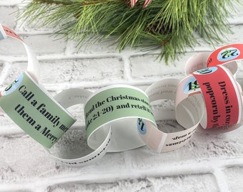 Paper Chain Garland Strips Kit - Etsy