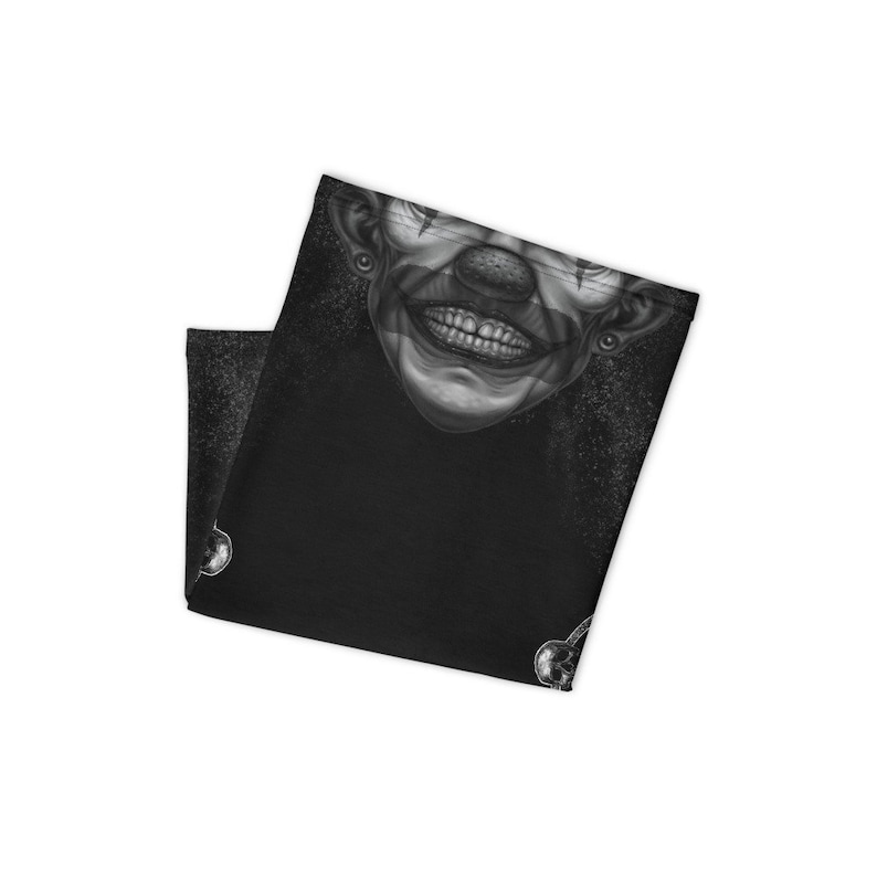 Scary Clown Face Mask Washable Reusable Neck Gaiter - Etsy
