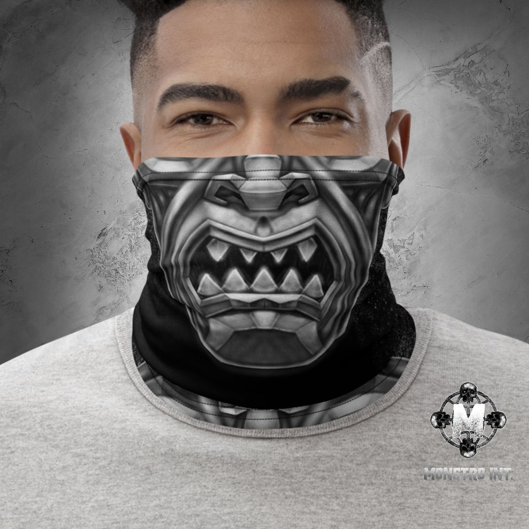 Phantom Creeps Robot Face Mask Monsters Classic Horror Goth Reusable ...