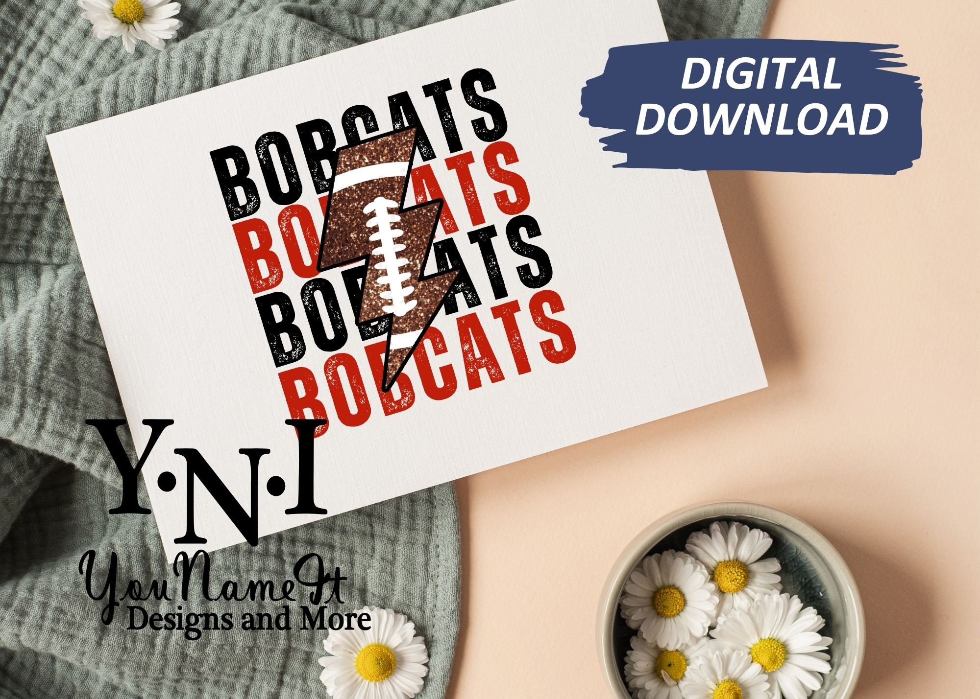Bobcat Football. PNG Digital Download File - Etsy