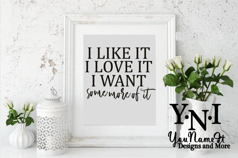 I Like It I Love It I Want Some More of It Lyrics. County Music. Cut ...