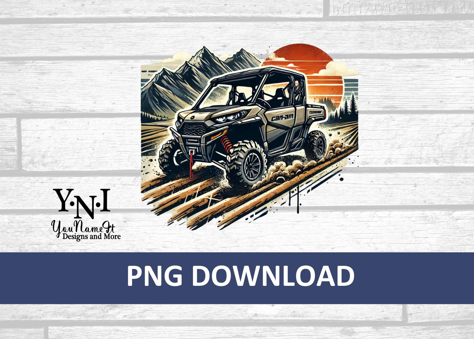 Can-am Off-road UTV PNG | Adventure Vehicle Outdoor Digital Download - Etsy