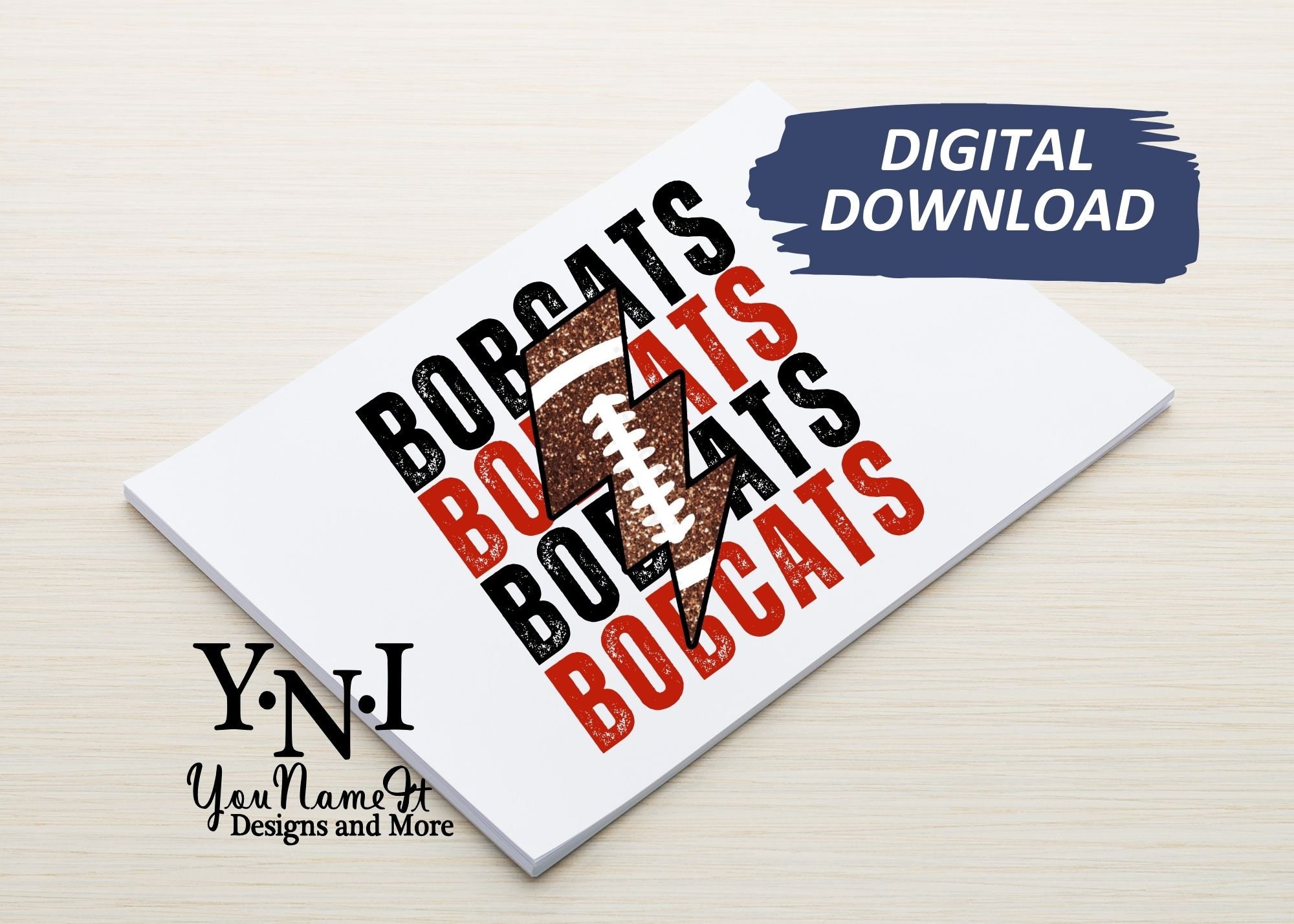 Bobcat Football. PNG Digital Download File - Etsy