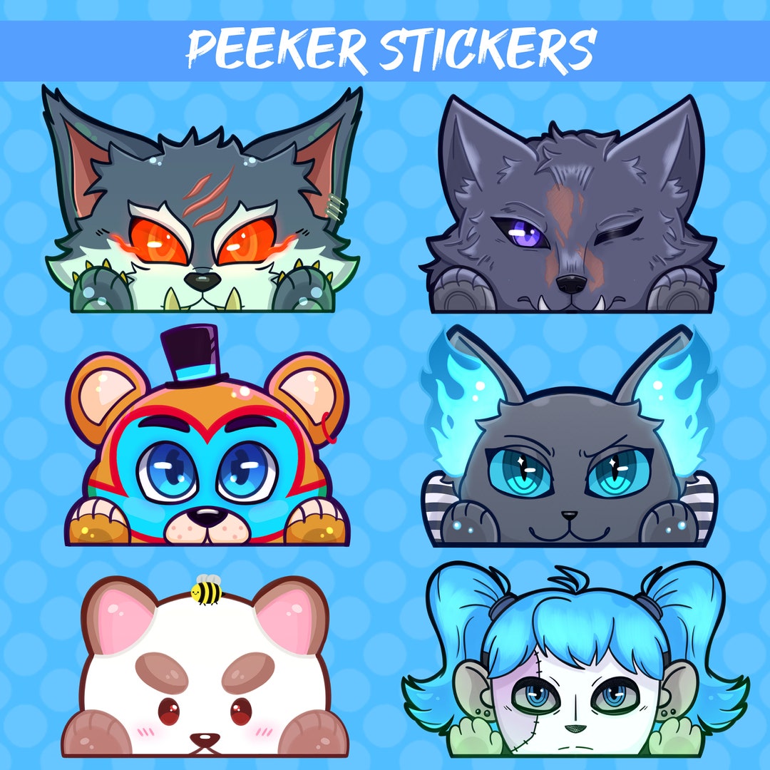 Fandom Peeker Stickers league of Legends Elden Ring FNAF - Etsy