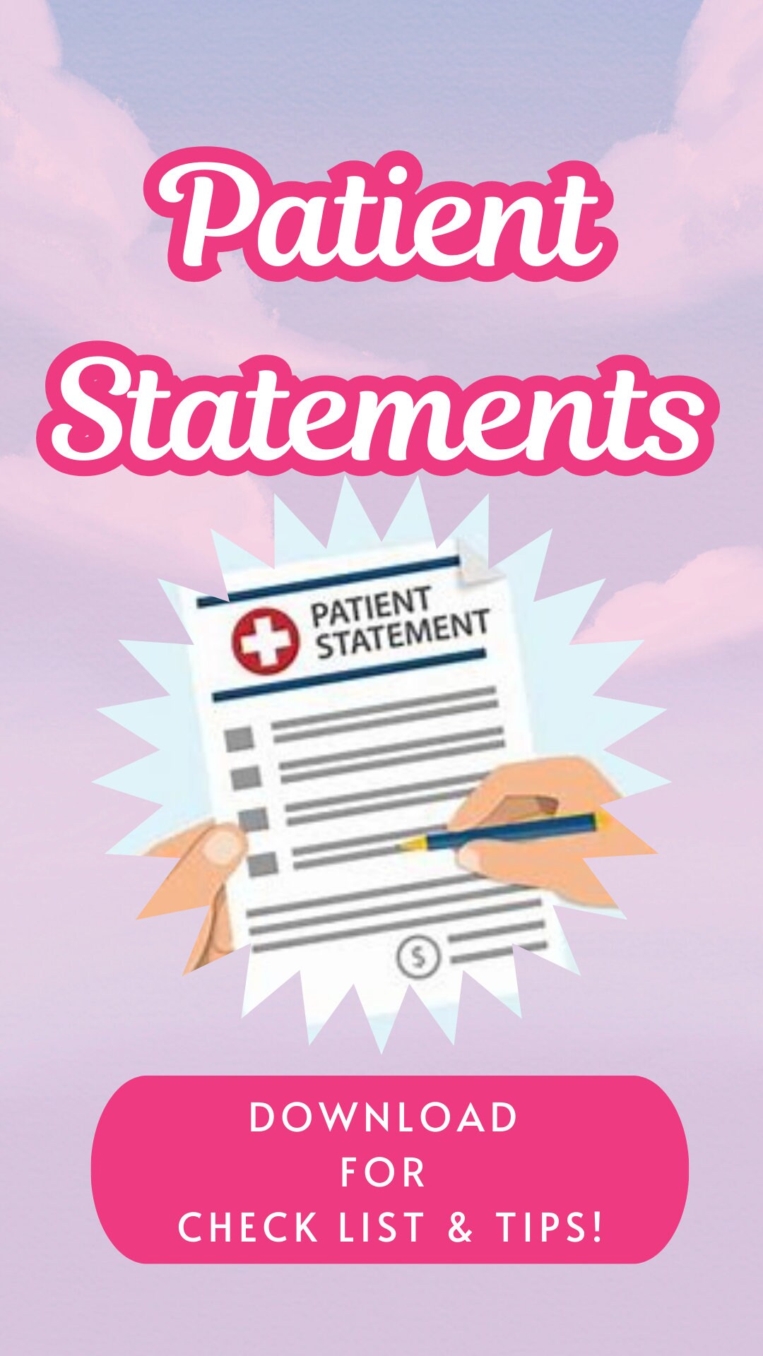 Patient Statements- Check List & Tips - Etsy