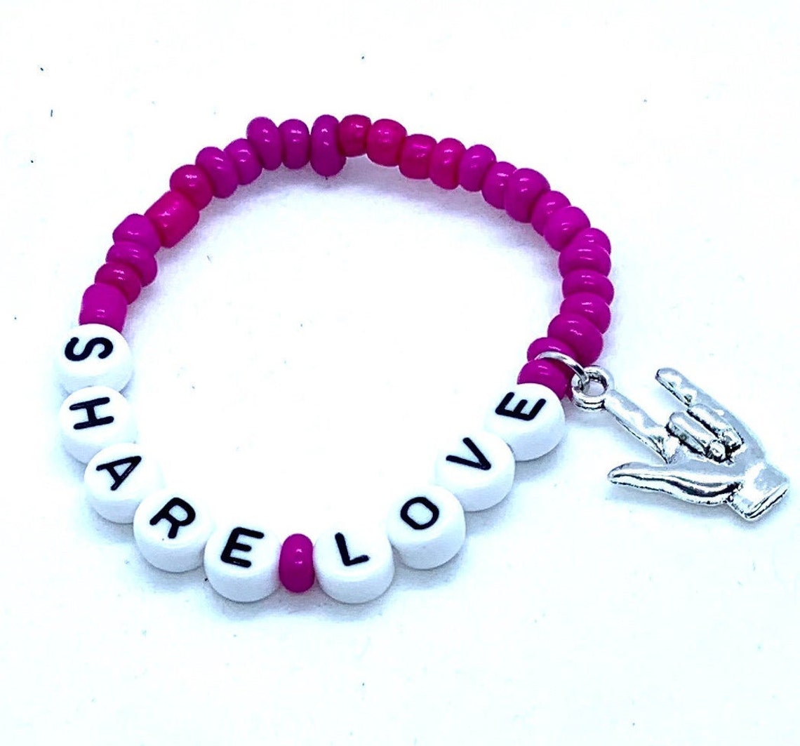 Kids Share the Love Bracelet, Kids Bracelet, Shareghini, Share Love ...