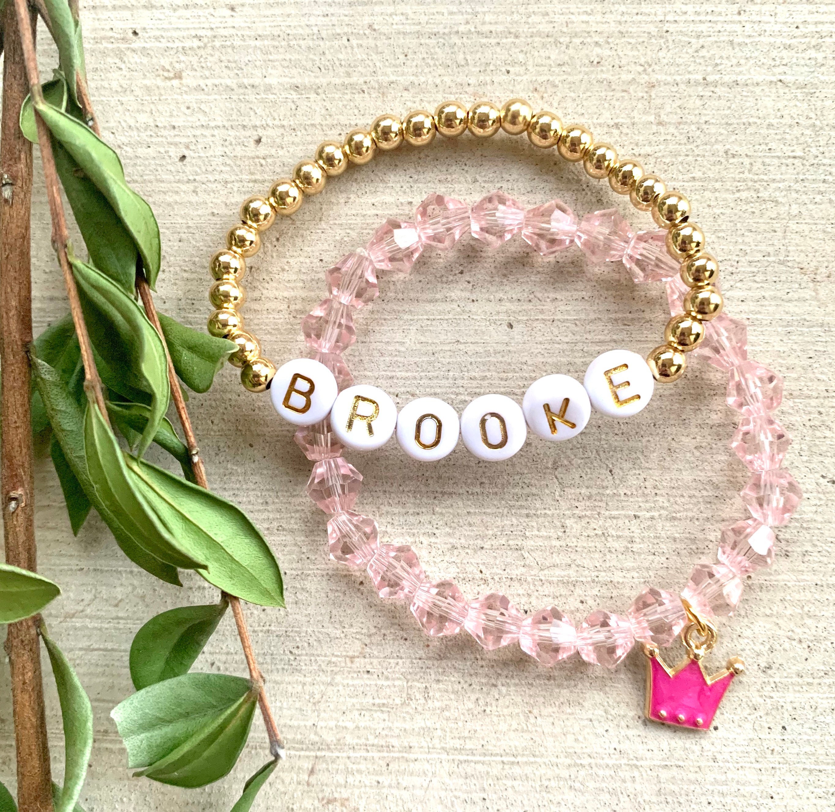 Kids jewelry personalized name bracelet for girls jewelry for | Etsy