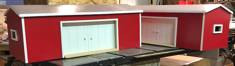 Handcrafted Wooden Toy Machine Shed - Etsy